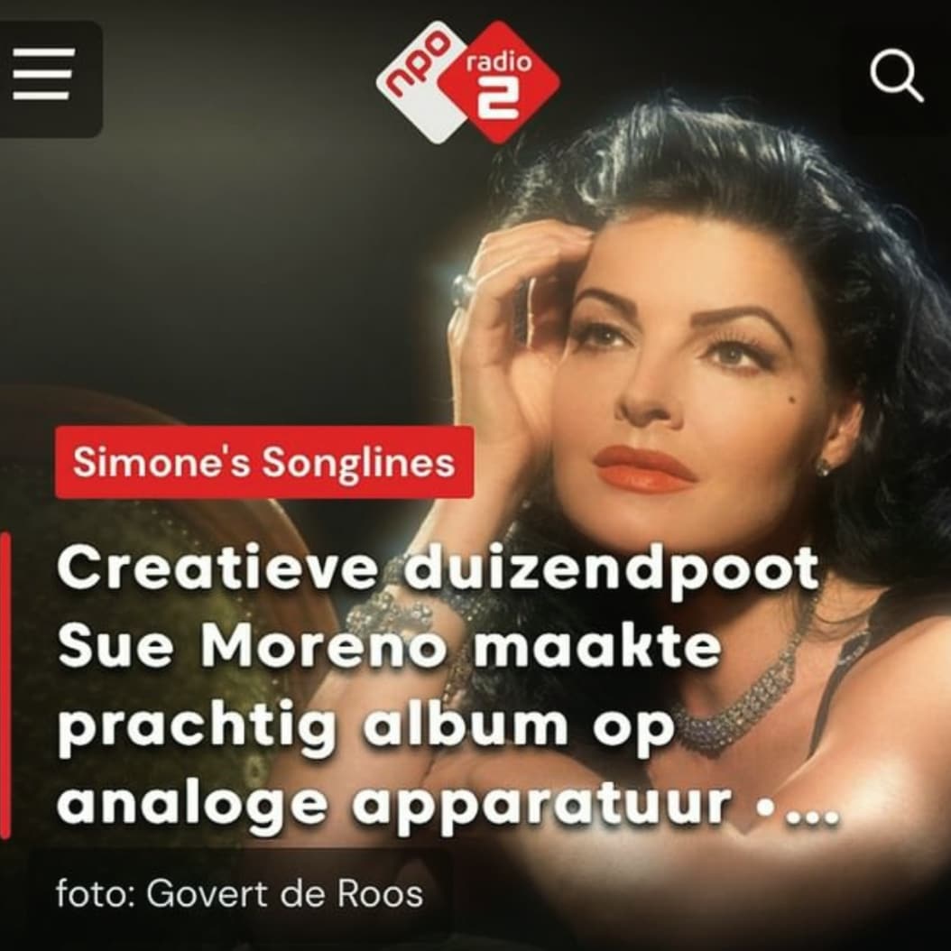 Radio 2 Simone’s Songlines with Simone Walraven – Sue Moreno